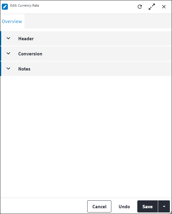 Currency Rate Screen